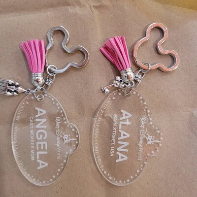 Walt Disney World 50th Anniversary Cast Member Inspired Acrylic Key ...