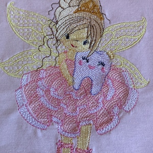 Tooth Fairy Embroidery Designs Tooth Embroidery Design Machine ...
