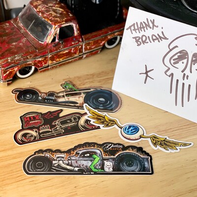 Hotrod Rat-rod 54 Chevrolet Sticker Chevy Hixpinstriping Free - Etsy