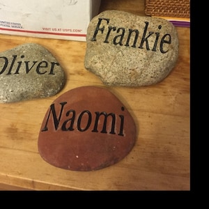 Name Rocks, River Rock, Personalized Rock - Etsy