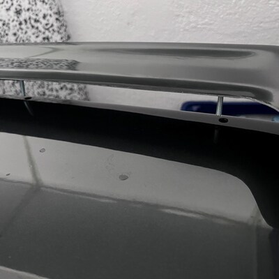 BMW E60 M PACK or M Tech Rear Bumper Diffuser Splitter Lip Two Whips ...