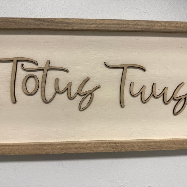 Fiat Engraved Sign - Catholic Home Decor - Catholic Farmhouse - Laser ...