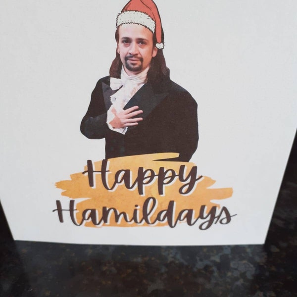 Hamilton Christmas Card | Merry Christmas Card | Christmas Card | Xmas ...