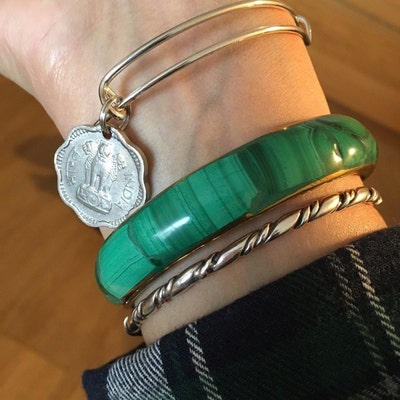 Bahamas 1 Cent Expandable Style Wire Bangle Bracele Starfish - Etsy