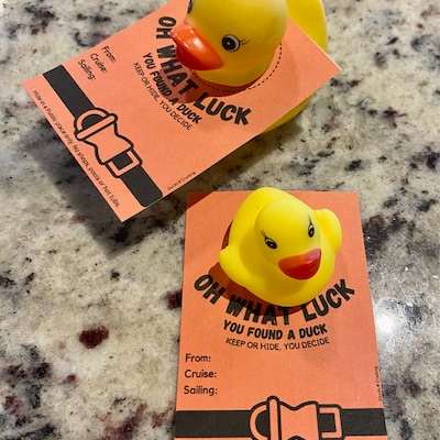 Yellow Rubber Duck Tags Cruising Ducks Rubber Duck Tag Cruising Duck ...