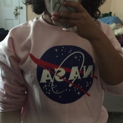 NASA Meatball Sweatshirt in Pink - Etsy
