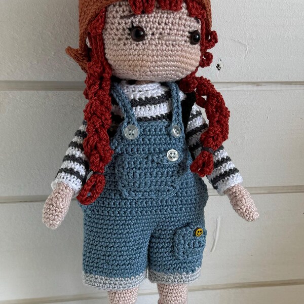 Crochet Doll Pattern, Mila Doll, Amigurumi Doll Pattern, PDF in English, French, German, Spanish ...
