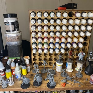 Wood Paint Bottle Rack Organizer for Alclad Paint 24 Bottle - Etsy