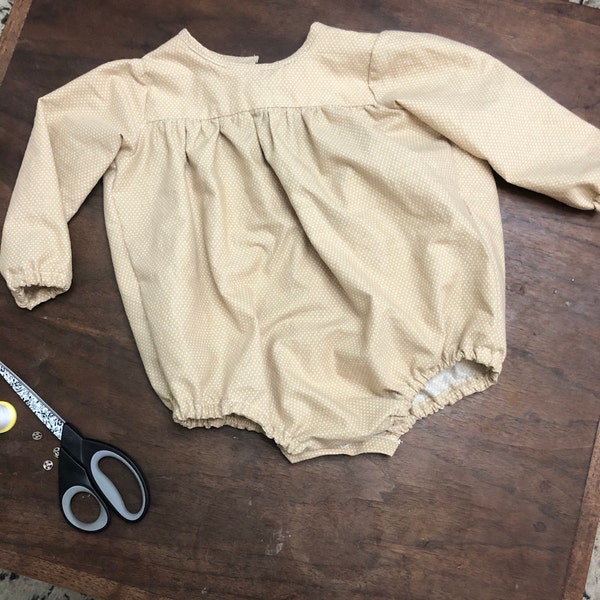 Baby Romper PDF Sewing Pattern – Instant Download – Long or Short ...