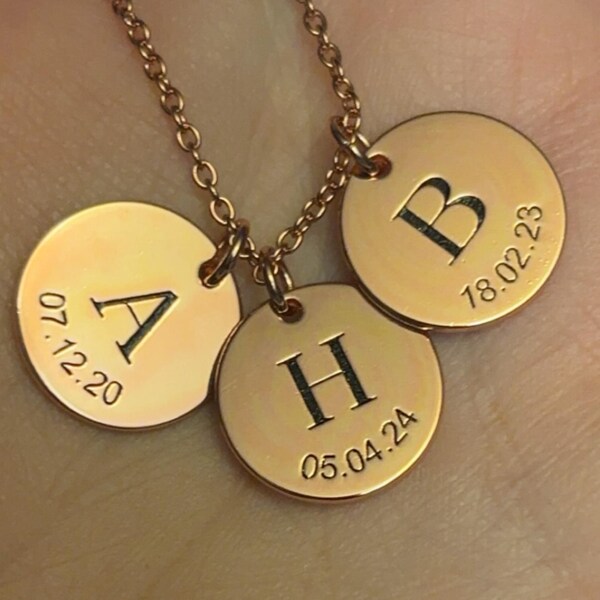Engraved Double Fingerprint Heart Necklace,actual Fingerprint Necklace ...