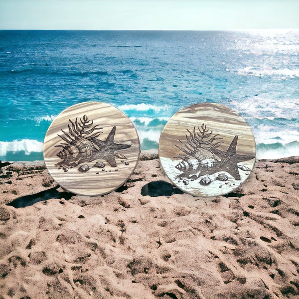 Laser Engrave File, Starfish SVG, Beach Ocean Sea Lightburn Glowforge ...