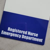 Mini CNA / NA / Nursing Assistant Vertical Badge Card Set 6 Cards for ...