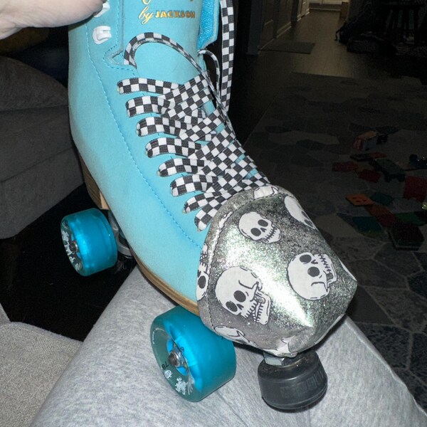 FAST CAP Roller Skate Toe Guards. Roller Skate Toe Caps ~ Mushrooms - Etsy