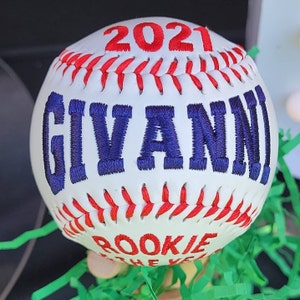 Custom Embroidered Baseballs - Etsy