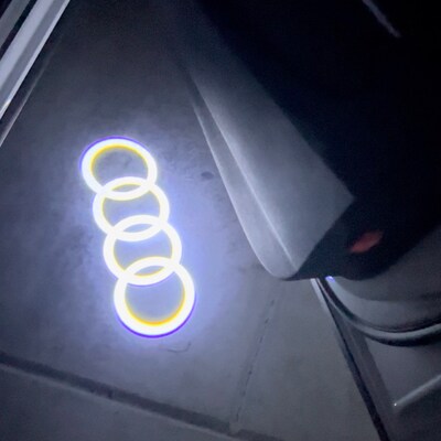 2X Led Puddle Light Side Mirror Logo Projector Lights for Mercedes AMG ...