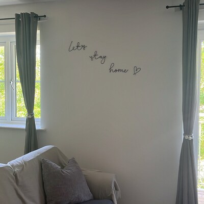 GOOD NIGHT Wire Word / Handmade Sign / Wall Wire Sign / Home - Etsy UK