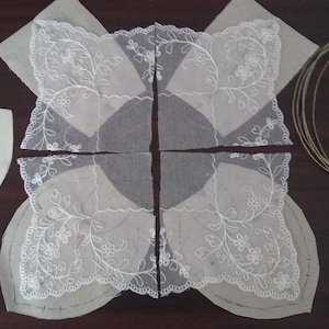 Nottingham Lace Handkerchief - Etsy