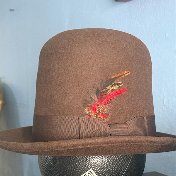 Oversized Tall Wool Bowler Hat: Erykah Badu Style, Custom Branding ...