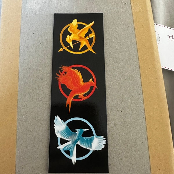 Hunger Games Bookmark Trilogy Logo 6x2 Inches - Etsy