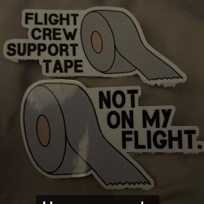 Flight Attendant Funny Stickers Cabin Crew Gifts - Etsy
