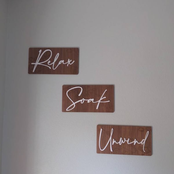 3D Restroom Sign With Pets Restroom Sign for Veterinarian Office Gift ...