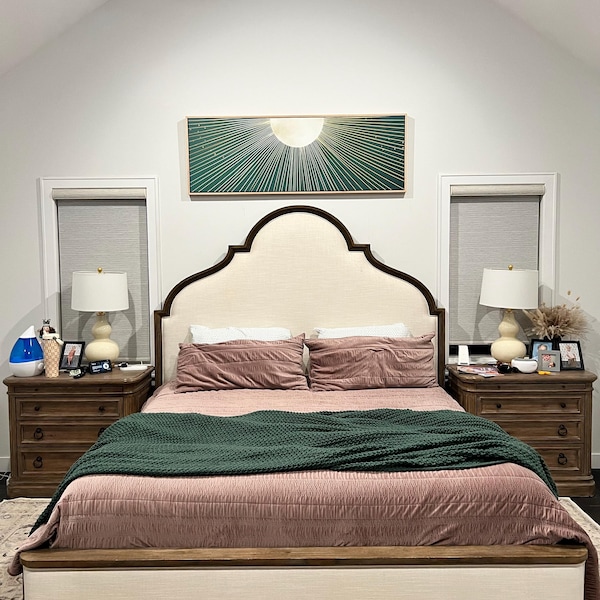 Dark Country Landscape Canvas Print | Large Moody Vintage Wall Art ...