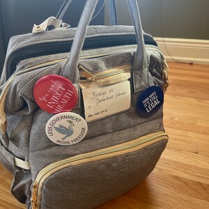 Visually Impaired Pinback Button Pin, Disability Awareness Badge, I'm ...