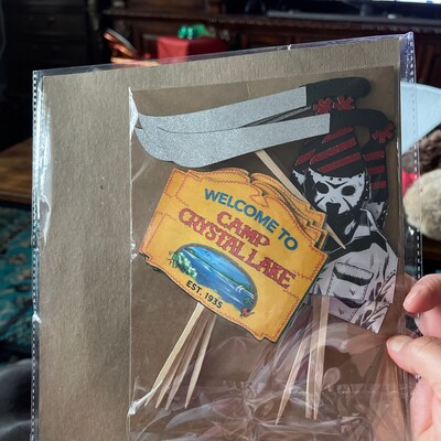 Jason Cupcake Toppers Friday the 13th Decor Horror Theme Halloween ...