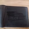 Mens Brown Leather Dog Hunting Wallet. RFID Blocking Genuine Leather ...