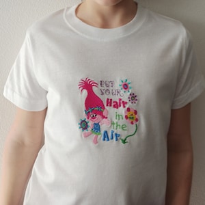 Trolls Machine Embroidery Design - Princess Poppy 4x4 - Etsy