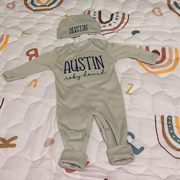 Baby Boy Clothes, Baby Boy Coming Home Outfit, Baby Boy Gift ...