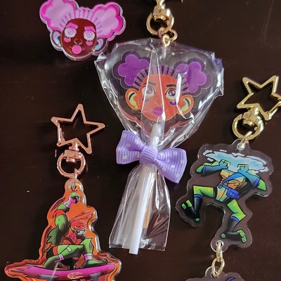 ROTTMNT Leonardo and Raphael Keychains - Etsy