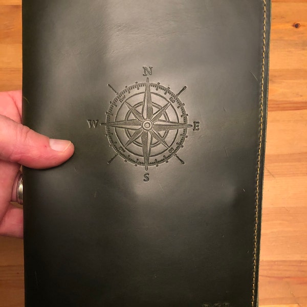 Large Leather Journal, Personalized Full Grain Leather Journal 6x8 ...