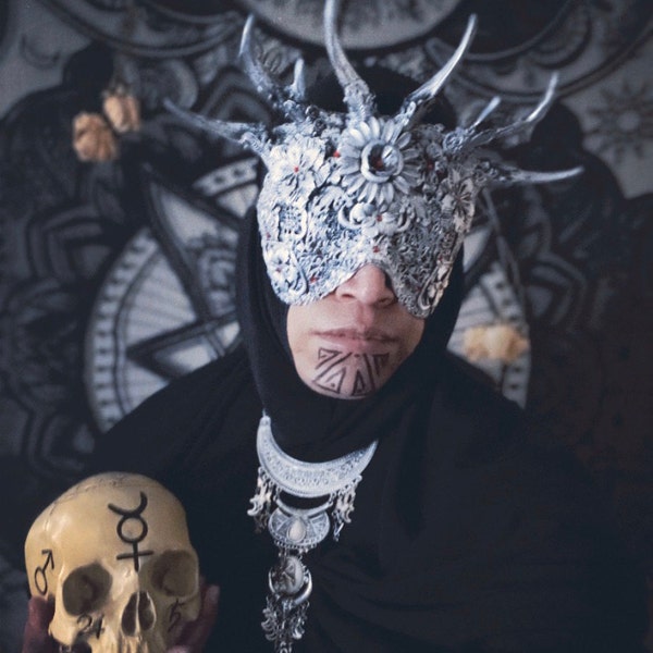Horned Crown Blind Mask - Etsy