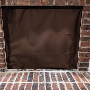 Fireplace Draft Cover CUSTOM MADE your Fireplace Dimensions With ...