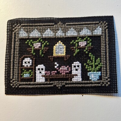 Beloved Family Pet Cross Stitch Pattern / Haunted House / - Etsy