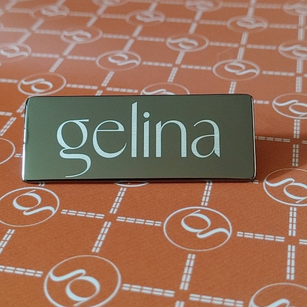 Custom 2" Purse Bag Label,52mm X20mm Gold/gun Black Metal Blank ...