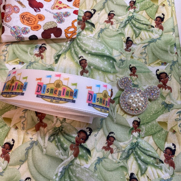 3 Yds Princess Castle Ribbon | Frog Prince Grosgrain Ribbon 7/8" Wide ...