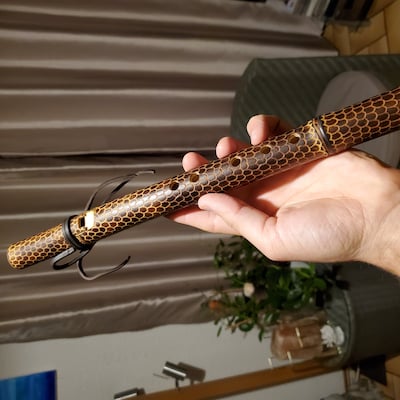 Dragon Skin Native American Style Bamboo Flute in the Key of C. Ethnic ...