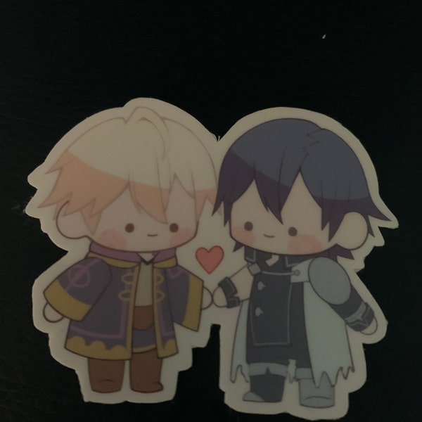Chrobin Stickers, Fireemblem Stickers, Cute Robin and Chrom Stickers ...