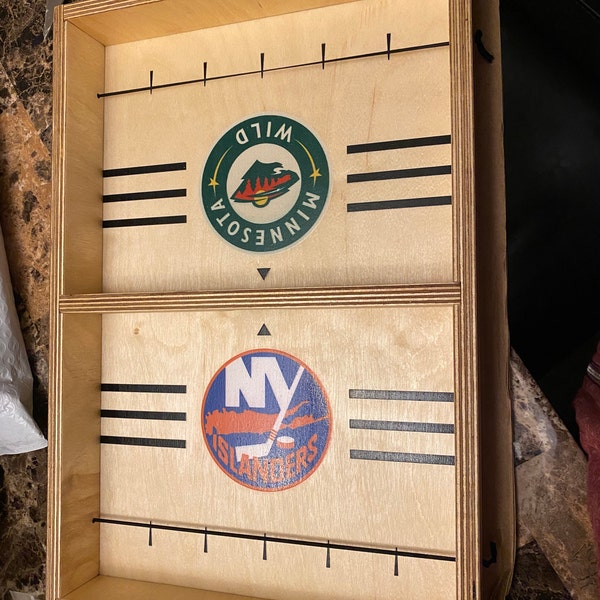 Handcrafted Personalized Puck Sling Shot Game | Fast Sling | Custom ...
