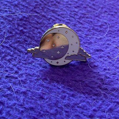 Moon Phase Enamel Pin - Etsy