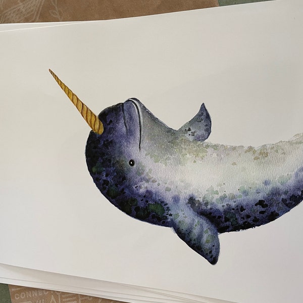 Set of 6 Whale Nursery Decor, PRINTABLE, Whale Nursery Art, Ocean ...