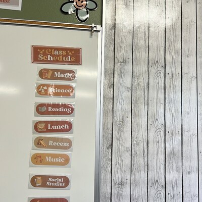 Classroom Schedule, Editable Classroom Printables, School Timetable ...