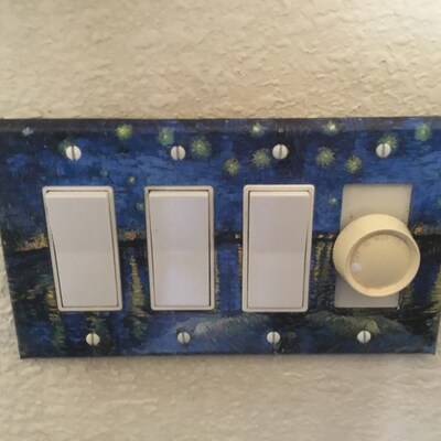 Blue Toile Switchplate - Etsy