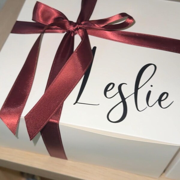 Personalized Wedding Gift Box Set, Bridesmaid Proposal Gift Box Set ...