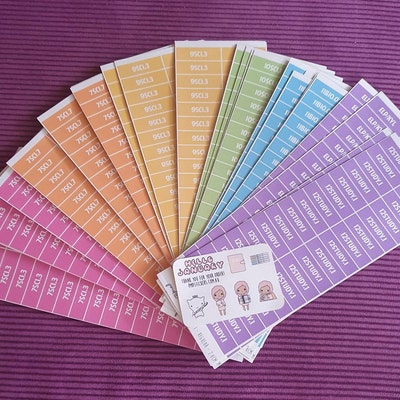 Custom Header Stickers Planner Stickers C09 - Etsy