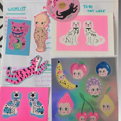 Flash Sheet A3 Risograph Print - Etsy