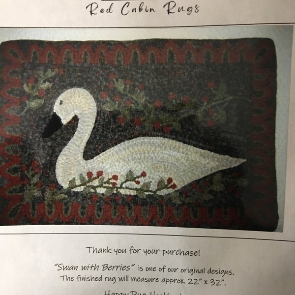 The Jug Rug, Full Size Rug Hooking Paper Pattern, 12" X 30" Original ...