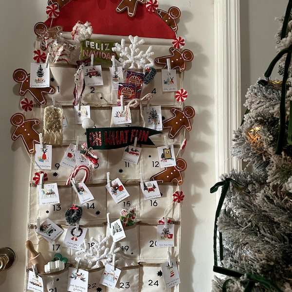 25 Printable Advent Activity Cards for Kids Christmas Bucket List ...